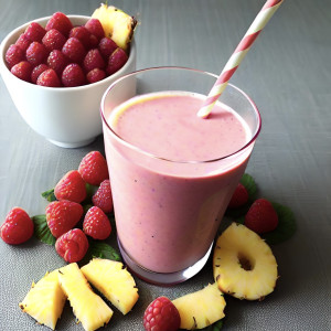 Pineapple Raspberry Smoothie - Rocky02852
